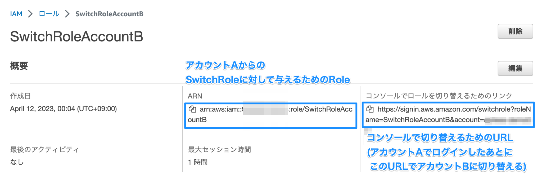 [AWS] IAM のスイッチロールを設定する